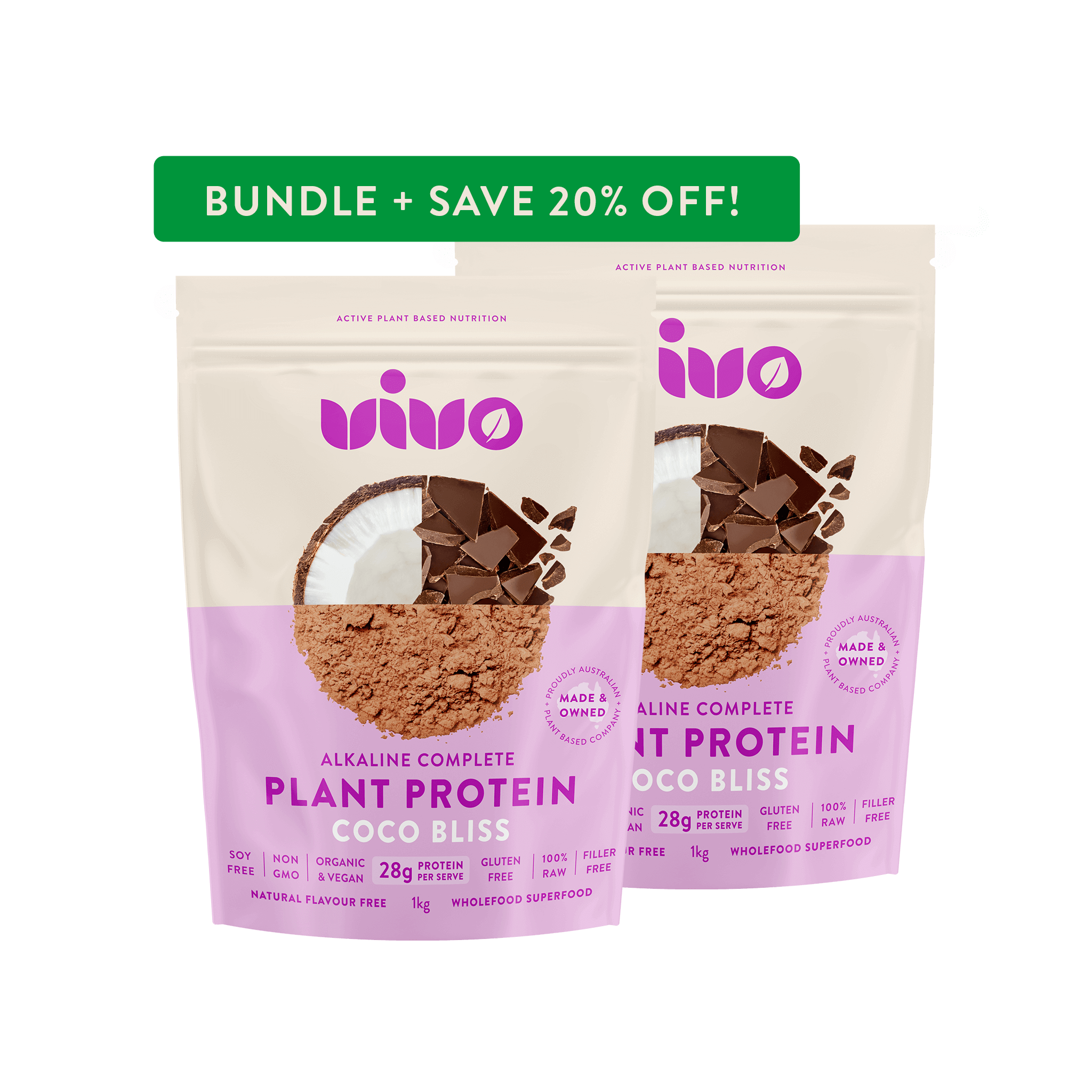 VIVO 2kg Bundle Pack - Plant Protein – VIVO Nue