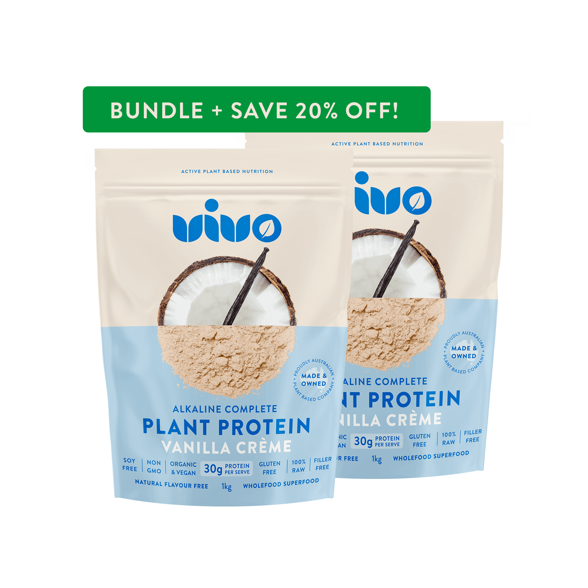 VIVO 2kg Bundle Pack - Plant Protein – VIVO Nue